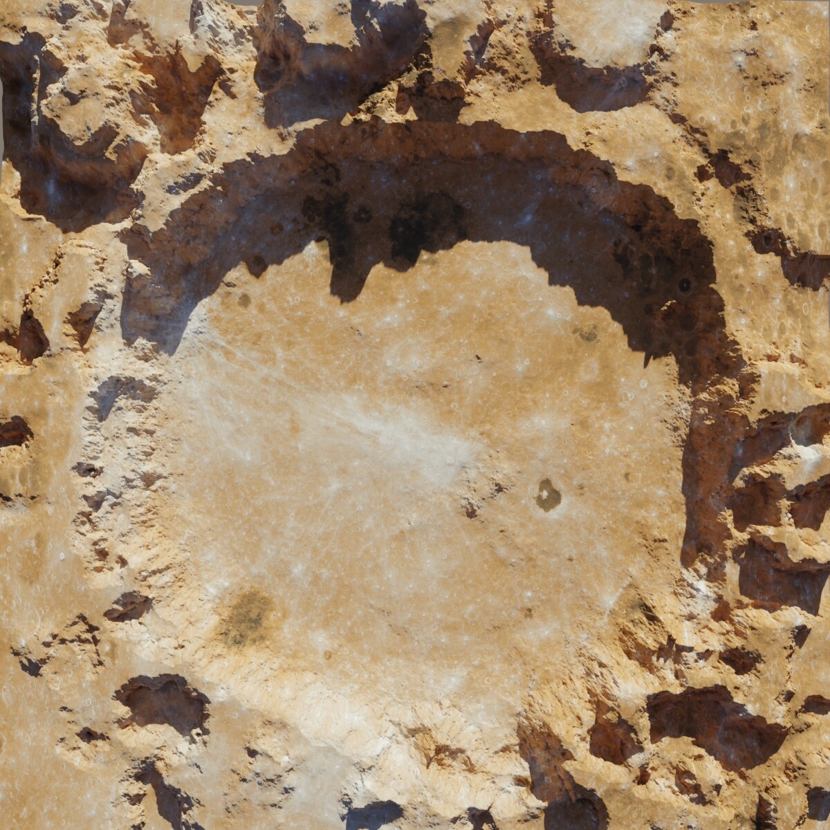 ArtStation - Crater 3D model Compete textures and materials | Resources