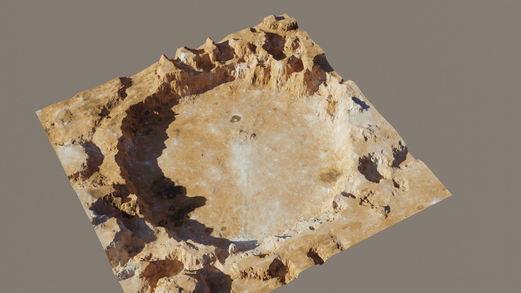 ArtStation - Crater 3D model Compete textures and materials | Resources