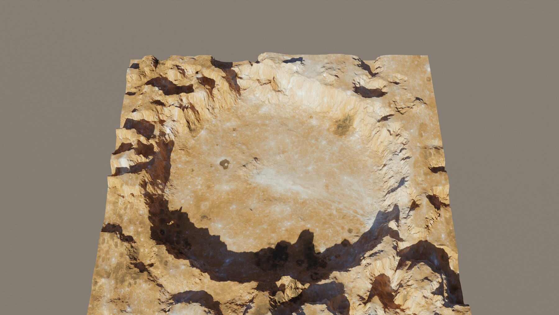 ArtStation - Crater 3D model Compete textures and materials | Resources
