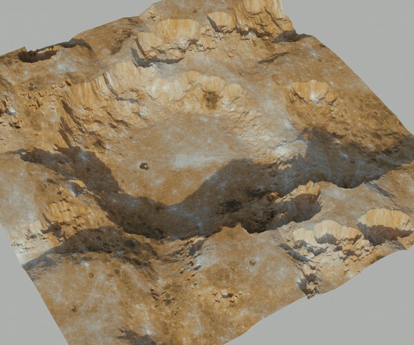 ArtStation - Crater 3D model | Resources