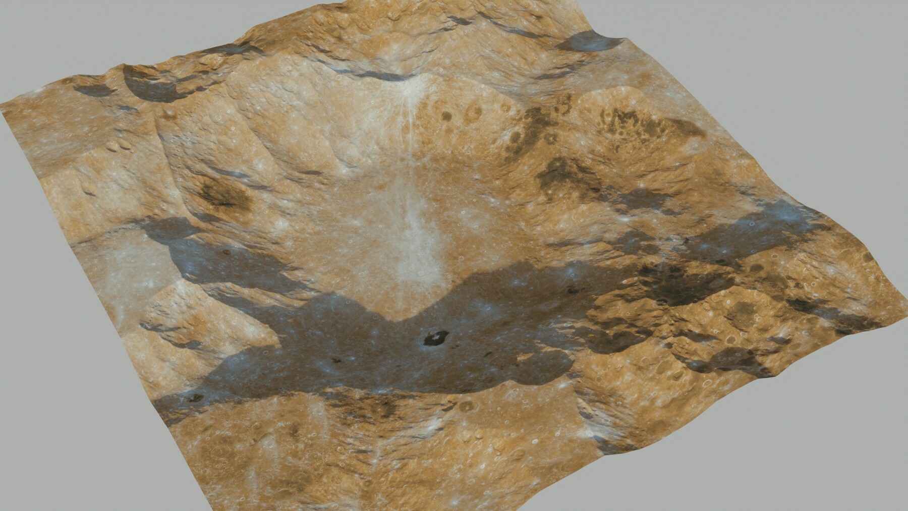 ArtStation - Crater 3D model 2 level of details | Resources