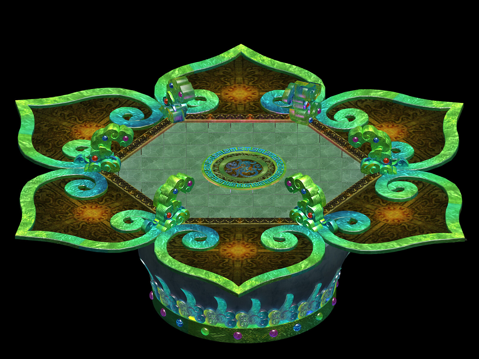 ArtStation - Religion - Altar Platform 02 | Game Assets