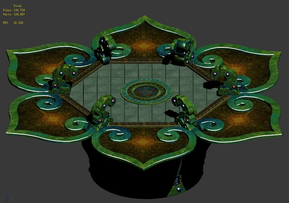 ArtStation - Religion - Altar Platform 02 | Game Assets