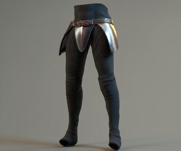 ArtStation - Warrior Belt Pant Model | Game Assets