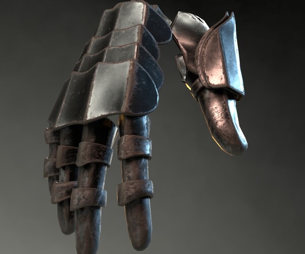 ArtStation - Warrior Hand Armor Model | Game Assets