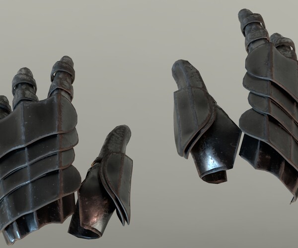 ArtStation - Warrior Hand Armor Model | Game Assets
