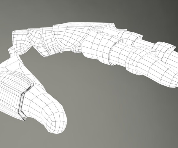 ArtStation - Warrior Hand Armor Model | Game Assets