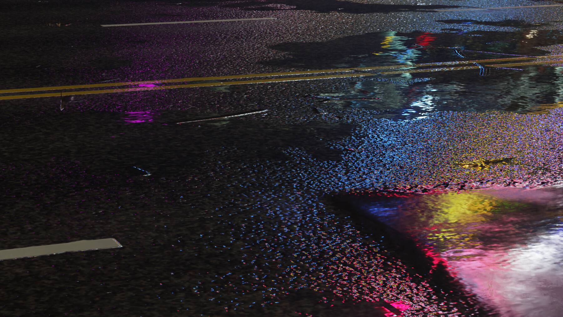 ArtStation - Rainy Road | Resources