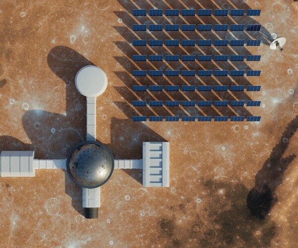 ArtStation - Martian base 3D model | Game Assets