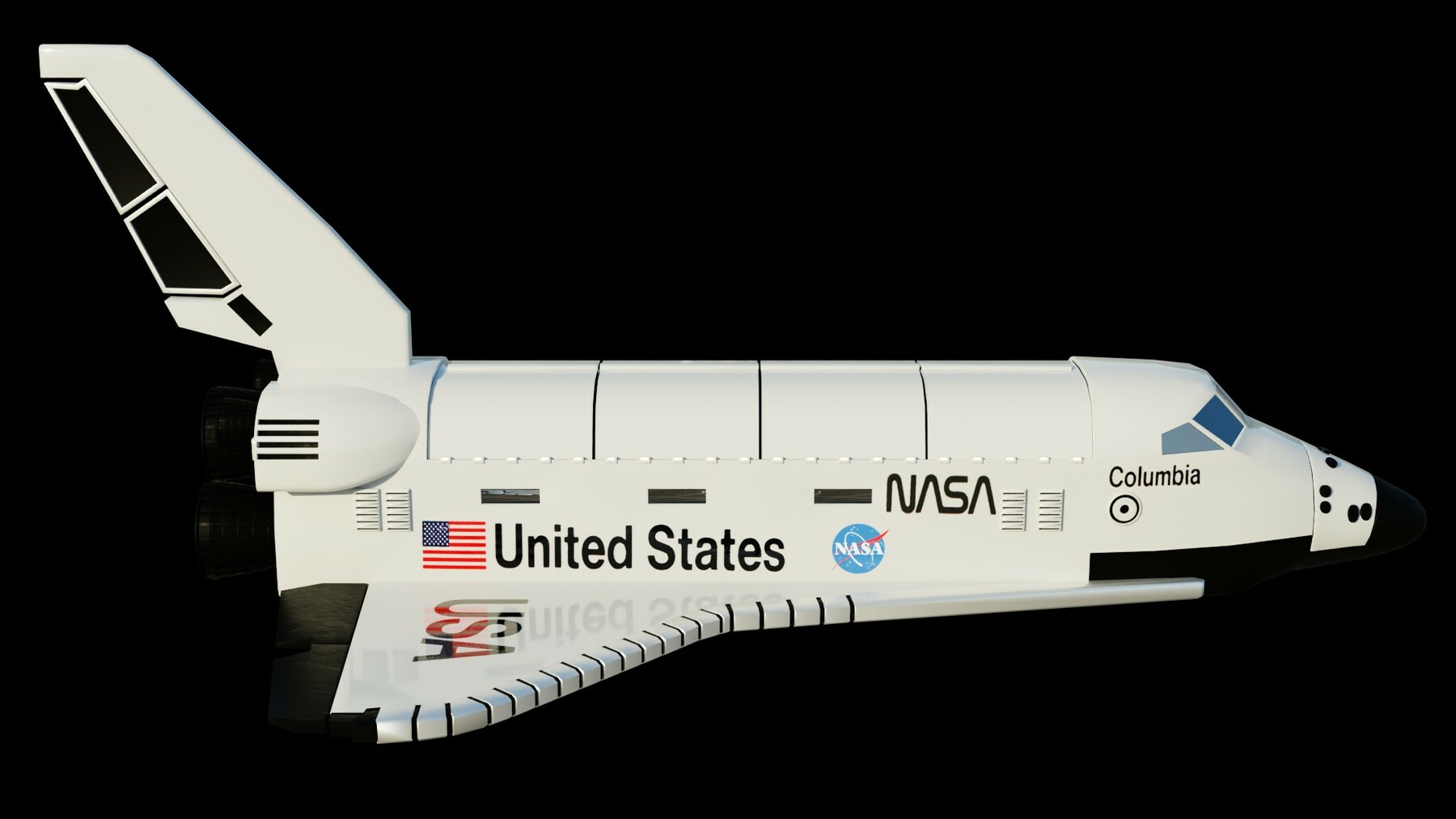 ArtStation - Space Shuttle 3D model | Resources