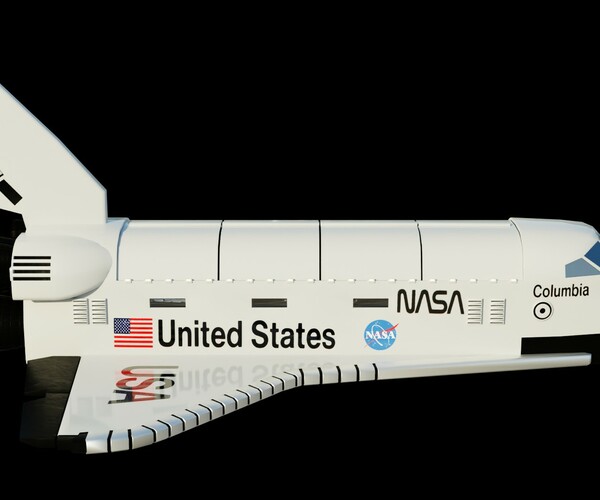 ArtStation - Space Shuttle 3D model | Resources