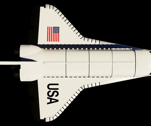 ArtStation - Space Shuttle 3D model | Resources