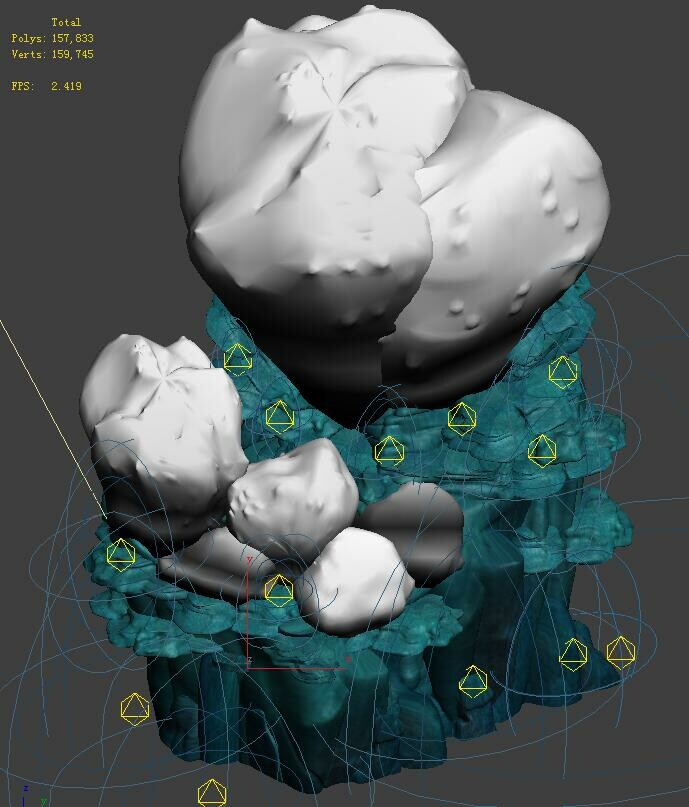ArtStation - Submarine Cartoon World - Sarcoma Coral 01 | Game Assets