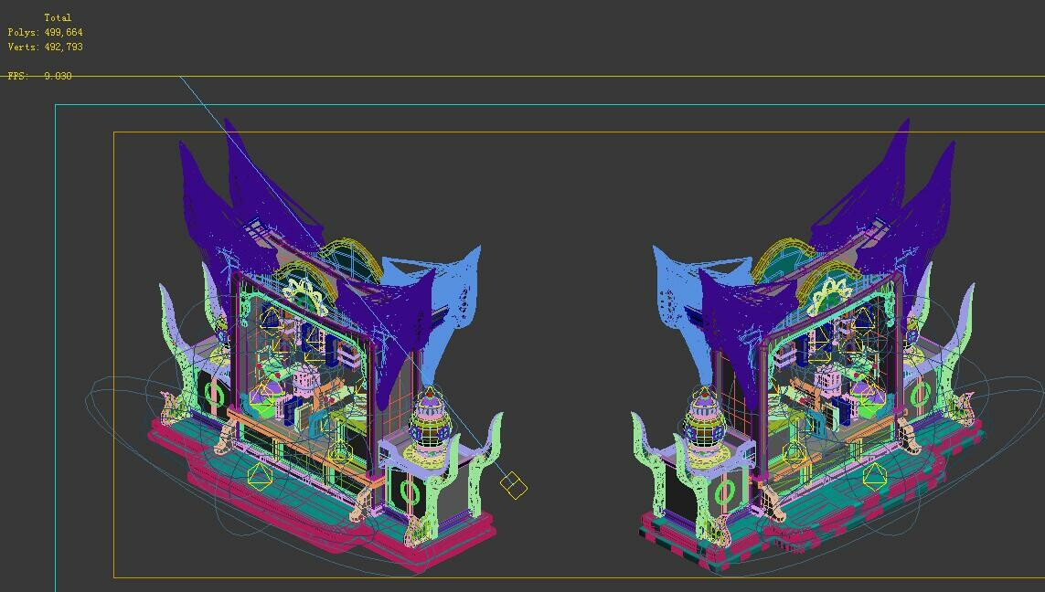 ArtStation - Game Model - Family Objects - Bookshelf | Game Assets