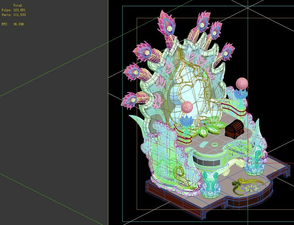 ArtStation - Game Model - Family Objects - Dressing Table - Pai | Game ...