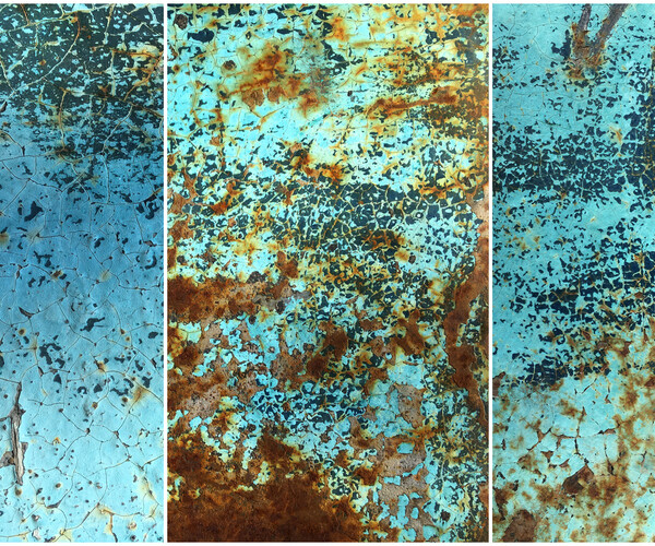 ArtStation - 15 Teal Rust Textures | Resources