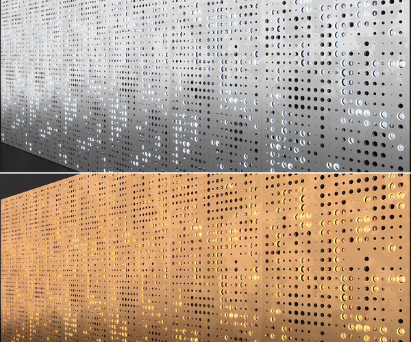 ArtStation - Perforated Wall Panels | Resources