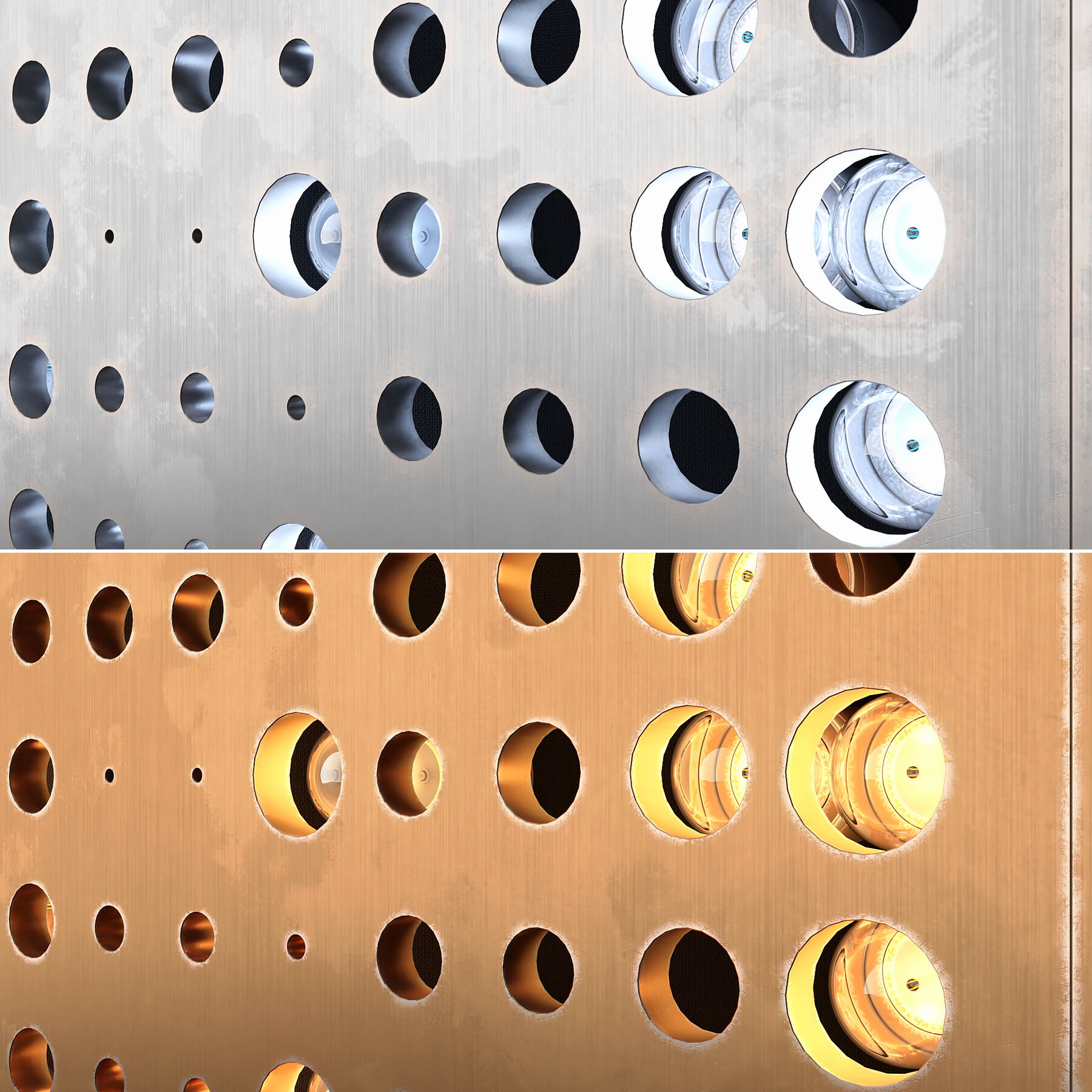 ArtStation - Perforated Wall Panels | Resources