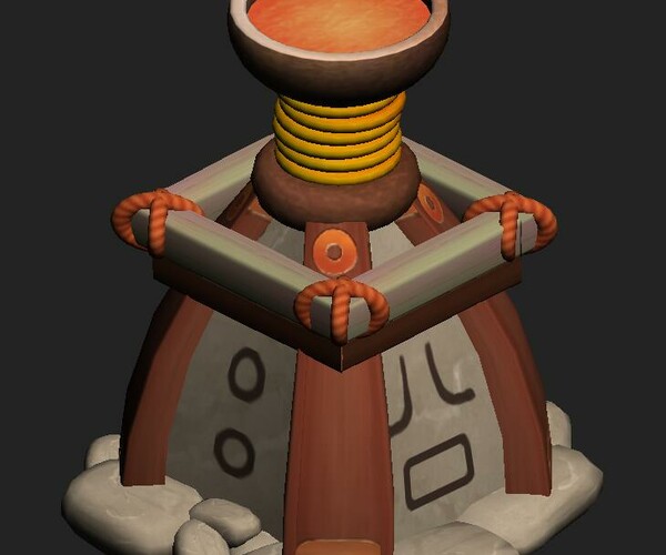ArtStation - Cartoon version - God lamp | Game Assets