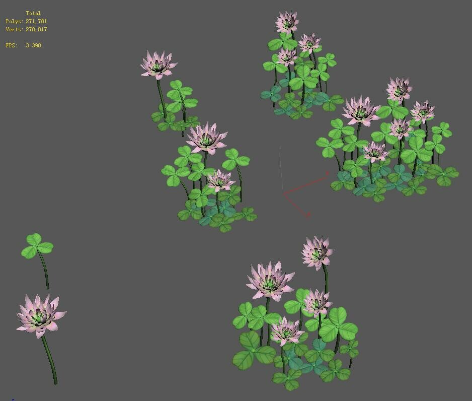 ArtStation - Cartoon version - clover | Game Assets