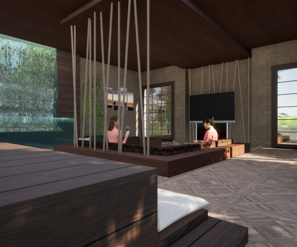 ArtStation - 3D Revit studio apartment interior design | Resources