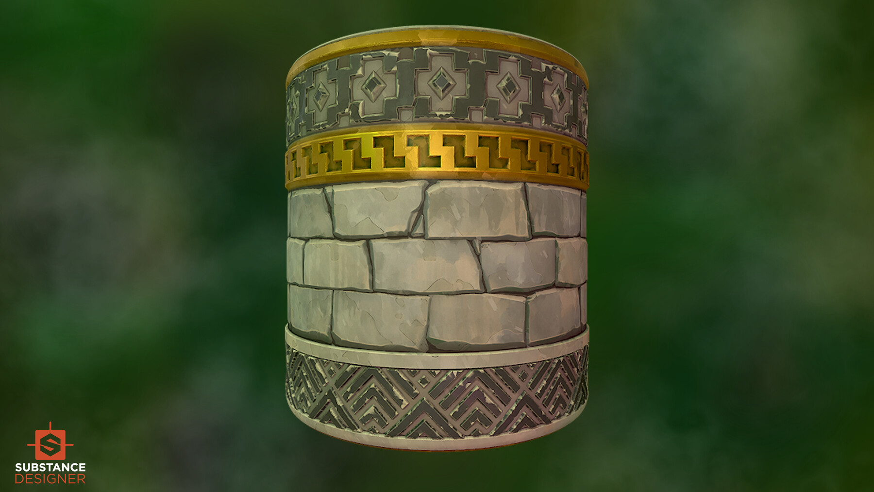 ArtStation - Stylized Inca Trim | Game Assets