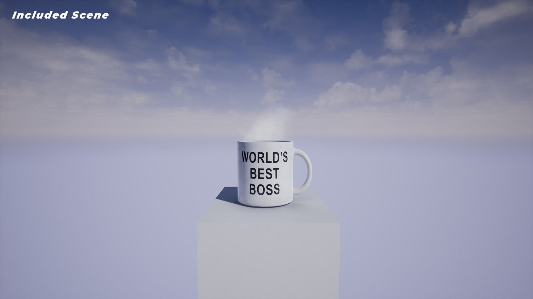 ArtStation - FREE - Best Boss Mug with Steam Particle | Game Assets