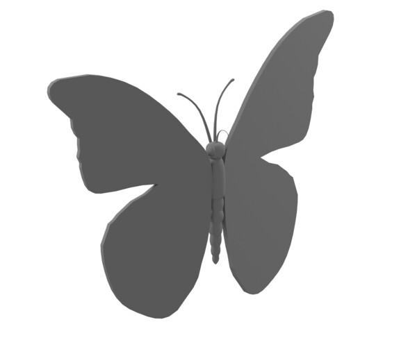 ArtStation - Beautiful Animated Butterflies Set 3D Model | Resources