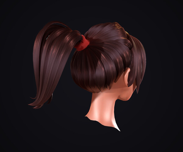 ArtStation - Free hair | Game Assets