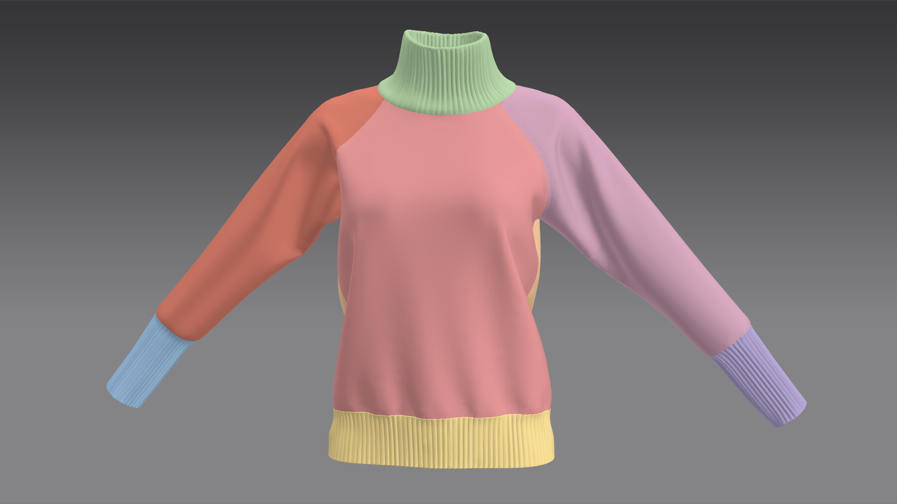 ArtStation - women's cashmere sweater | Game Assets