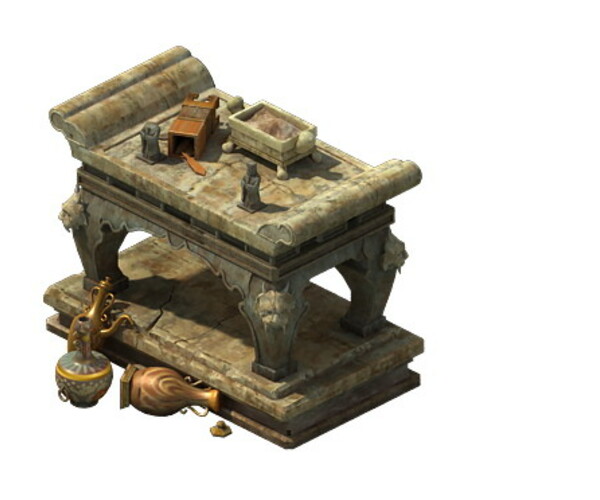 ArtStation - Game model - stone for the table | Game Assets