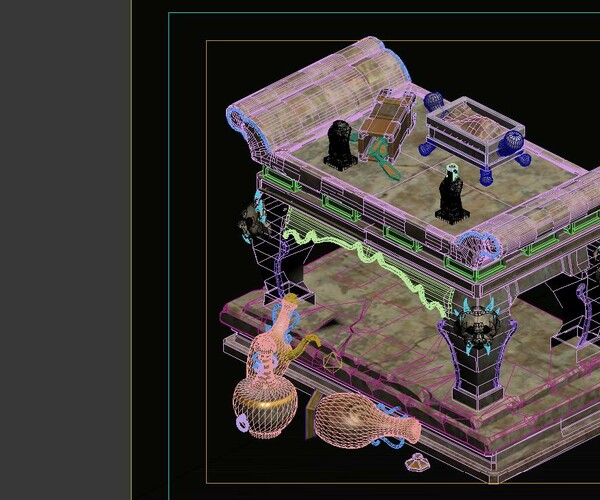 ArtStation - Game model - stone for the table | Game Assets