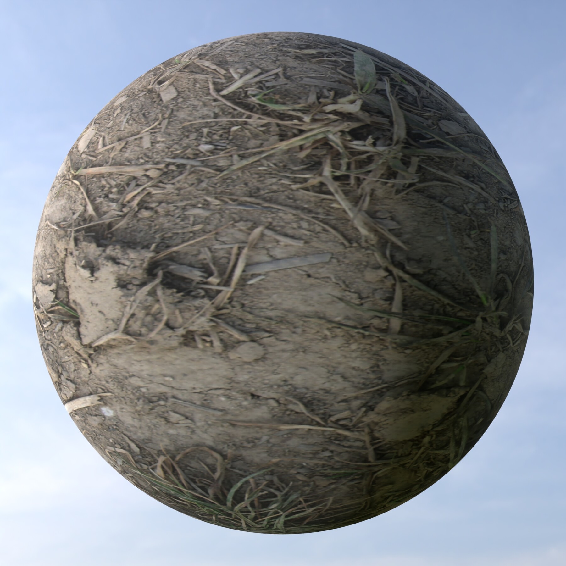 ArtStation - Dirty Grass 5 PBR Material | Game Assets