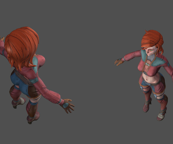 ArtStation - Stylized Girl | Game Assets