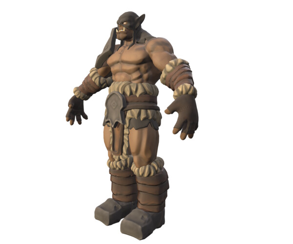 ArtStation - Stylized ork model | Game Assets