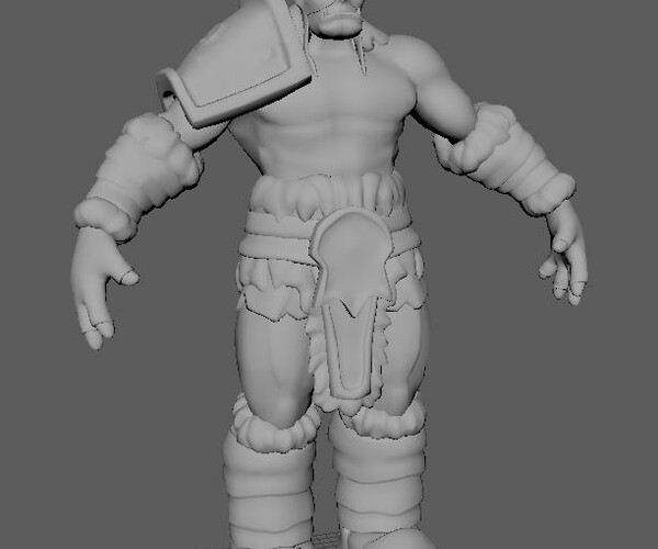 ArtStation - Stylized ork model | Game Assets