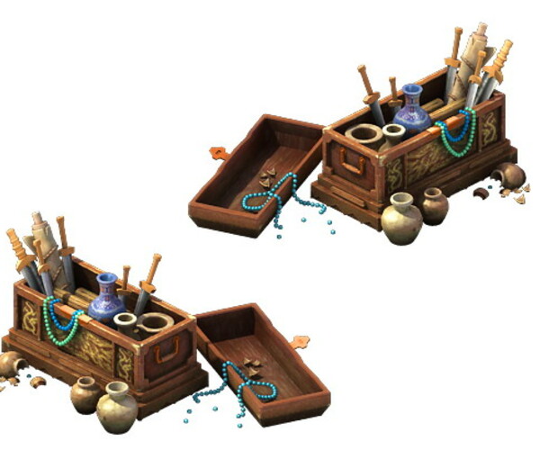 ArtStation - Game Model - Jewelry Box | Game Assets