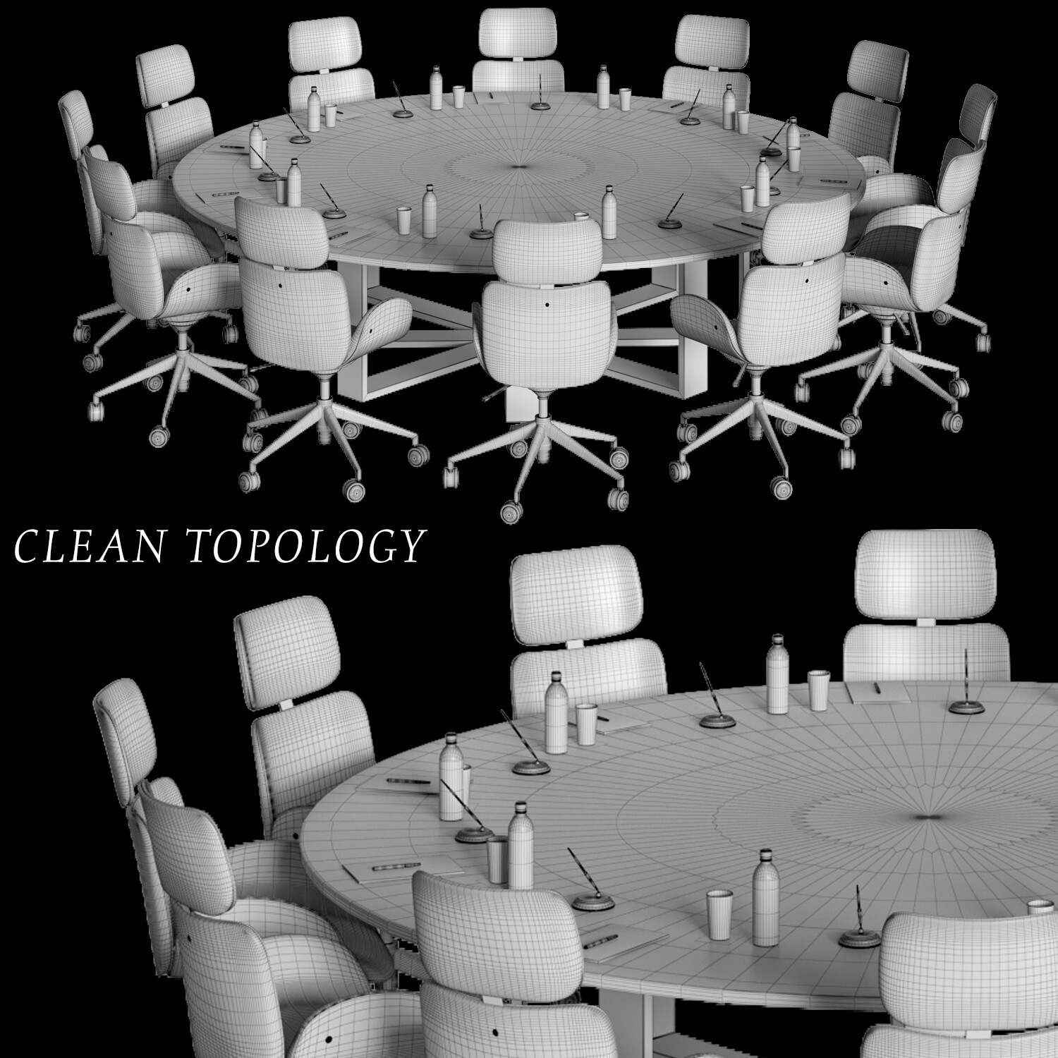 ArtStation - conference table 06 | Resources