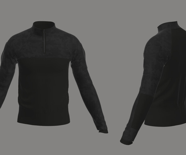 ArtStation - Male Outfit with pants and long-sleeve. MD, Clo3D Avatar ...