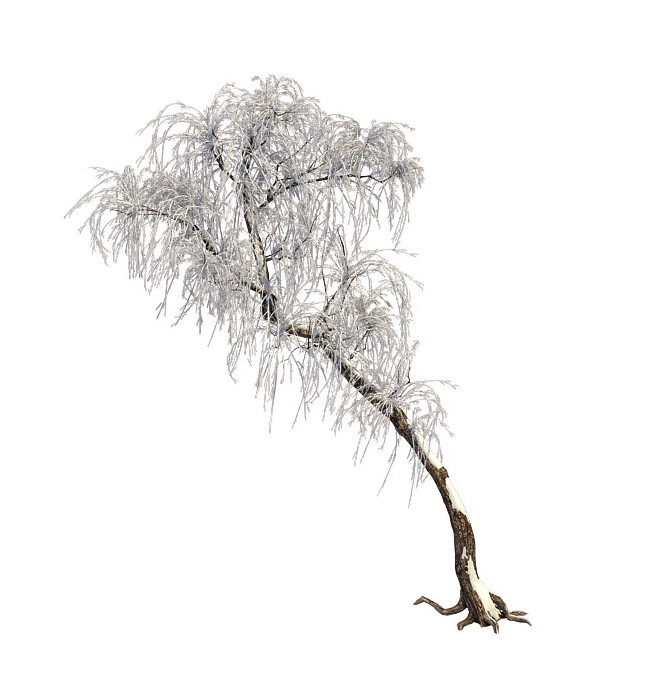 ArtStation - Winter snow - tree | Game Assets