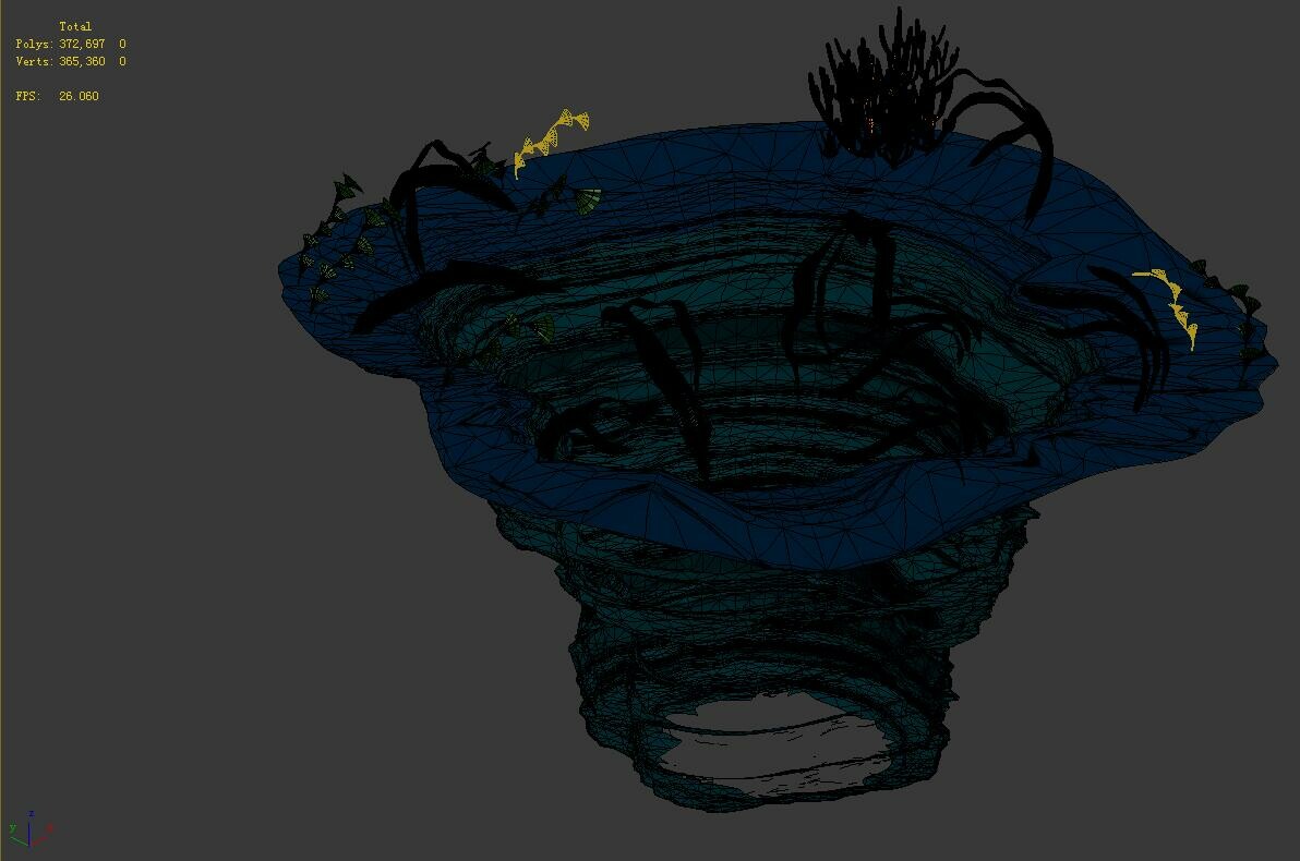 ArtStation - Game Model - Seabed - Big Swirl | Game Assets