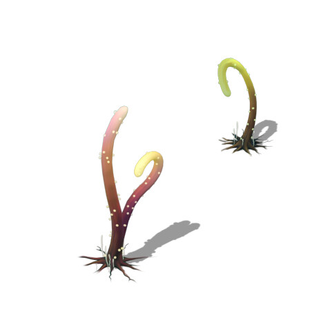 ArtStation - Cartoon version - Striped spore | Game Assets