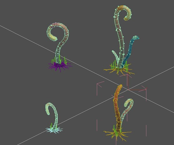 ArtStation - Cartoon version - Striped spore | Game Assets