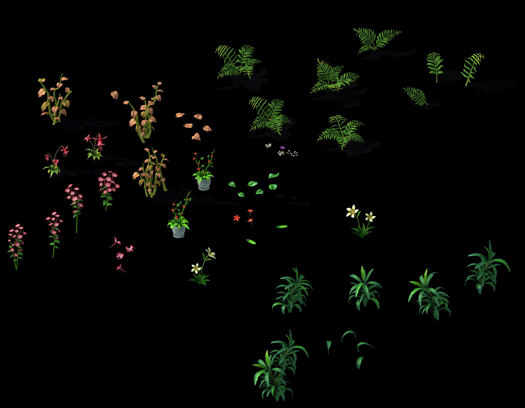 ArtStation - Wild plants - flowers 04 | Game Assets