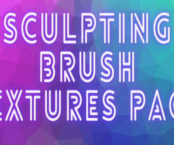 ArtStation - Sculpting Alpha Brush Textures Pack 1 | Brushes