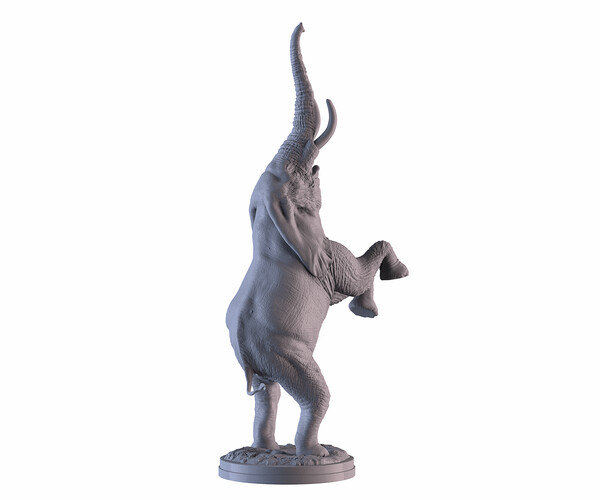 ArtStation - Standing Elephant | Resources