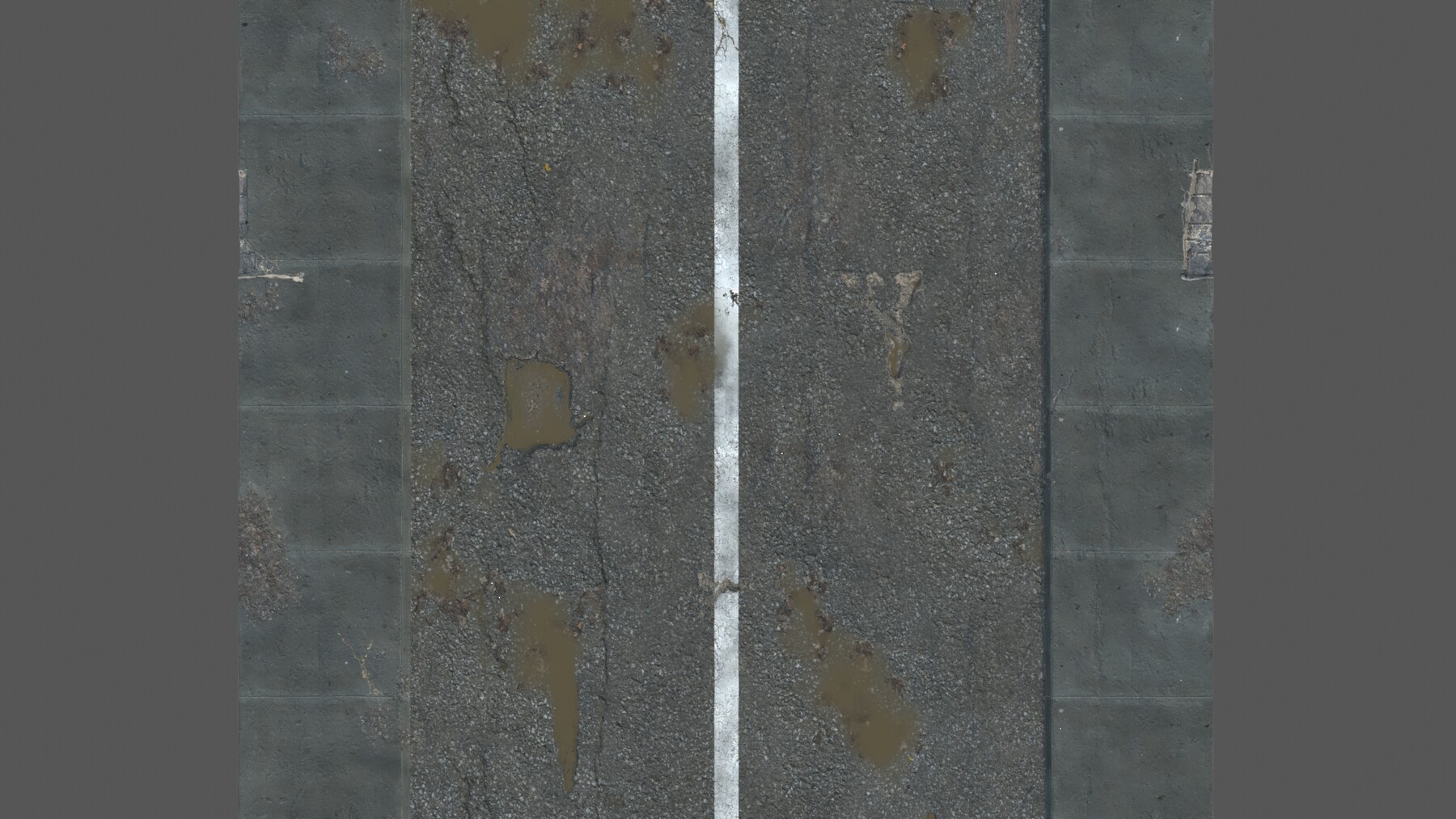 ArtStation - Abandoned street textures 4K | Resources