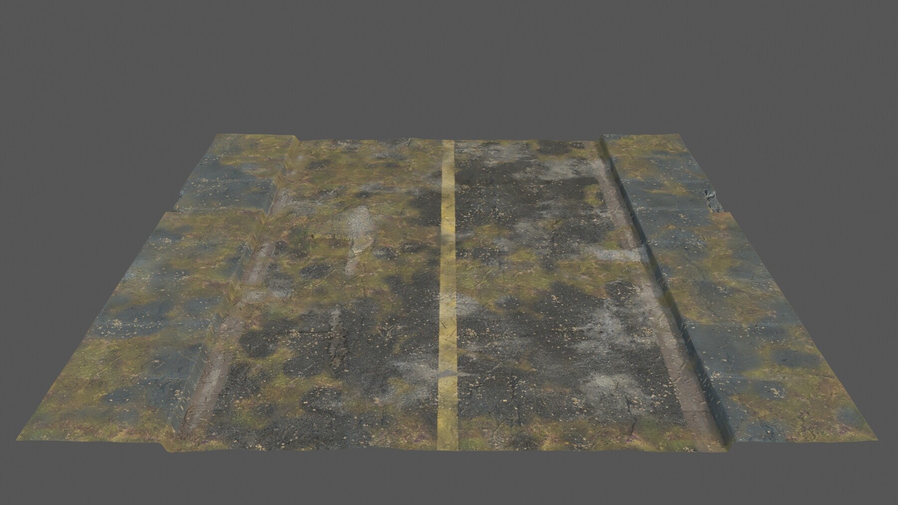 ArtStation - Abandoned street textures 4K | Resources