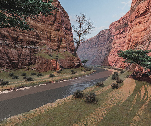 ArtStation - Canyon | Game Assets