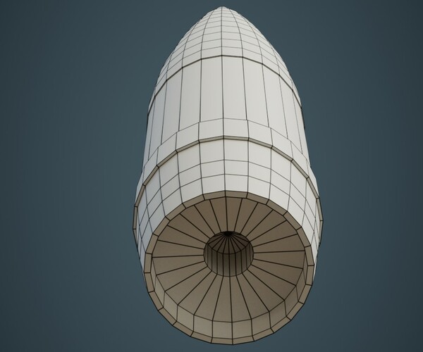 ArtStation - Artillery Projectile 1A | Game Assets